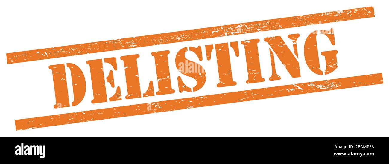 Delisting stamp hi-res stock photography and images - Alamy