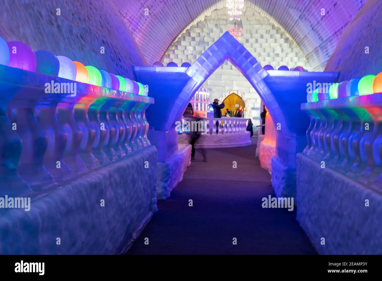 Aurora Ice Museum and Bar at Chena Hot Springs in Fairbanks, Alaska is ...