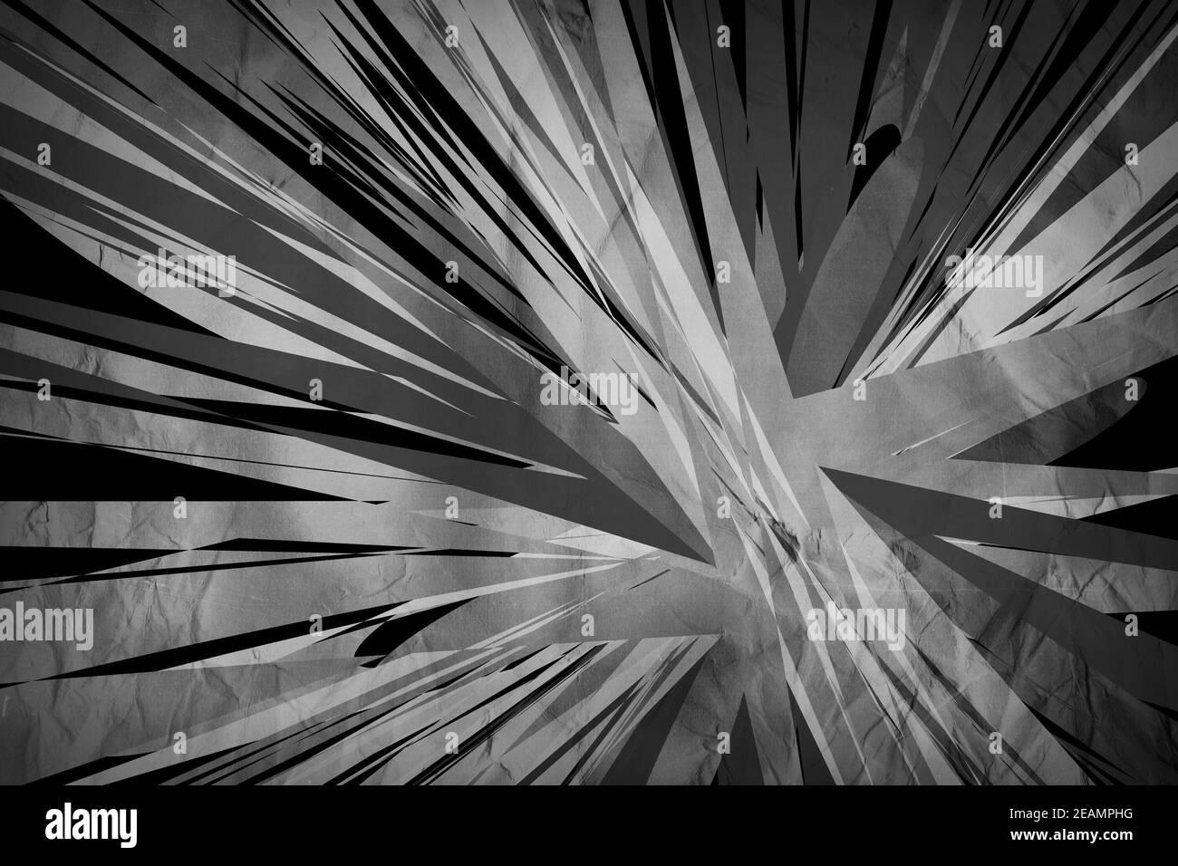 Graphic abstract leaf Black and White Stock Photos & Images - Alamy