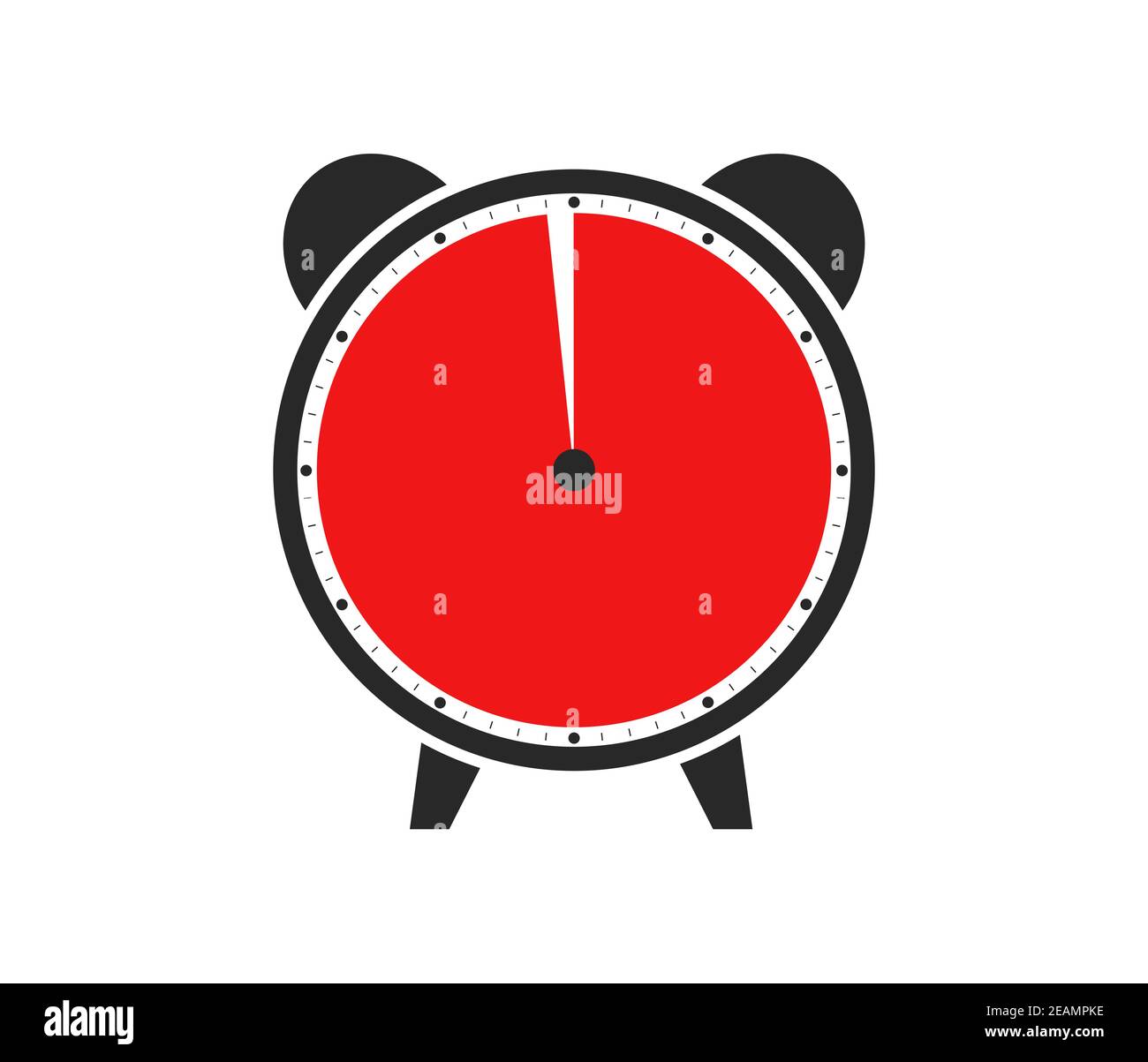 59 Seconds or 59 Minutes - Alarm-Clock Icon Stock Photo - Alamy