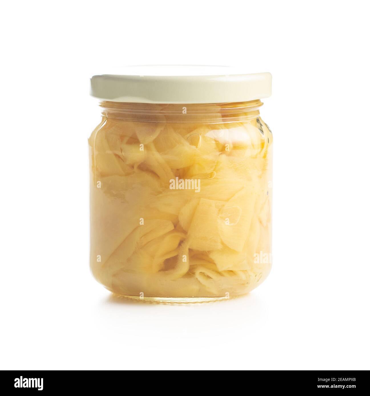 Pickled sushi ginger slices in jar Stock Photo - Alamy