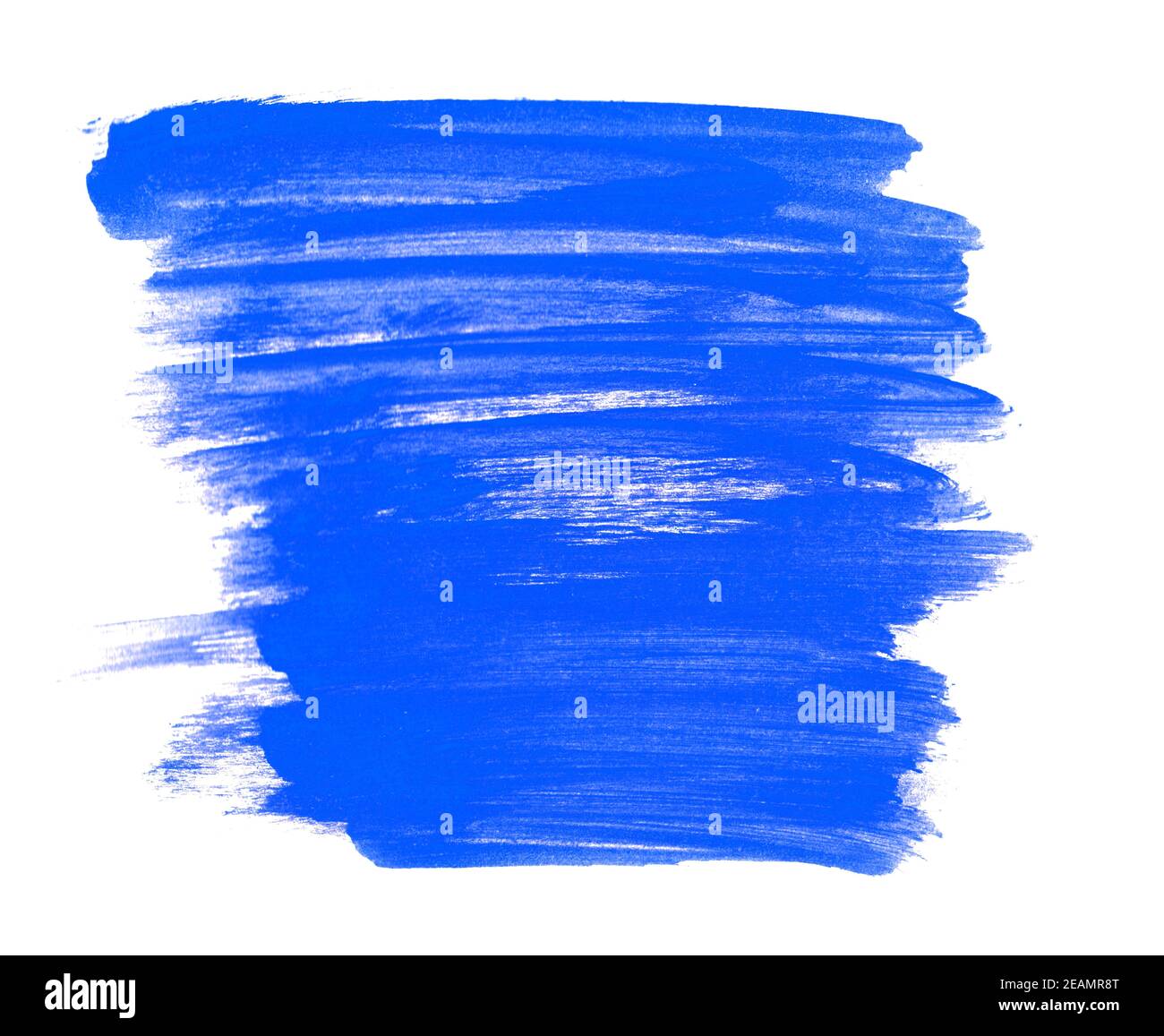 Hand painted paintbrush stripes with blue color Stock Photo - Alamy