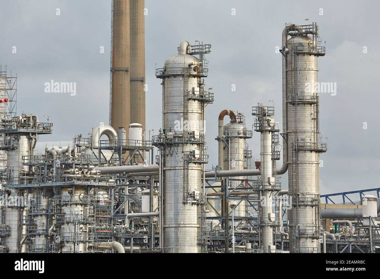 Chemical plant pipes Stock Photo - Alamy