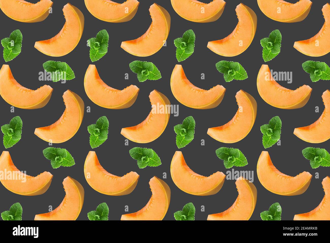 Pattern of fresh fruits isolated on creative colored texture Stock ...