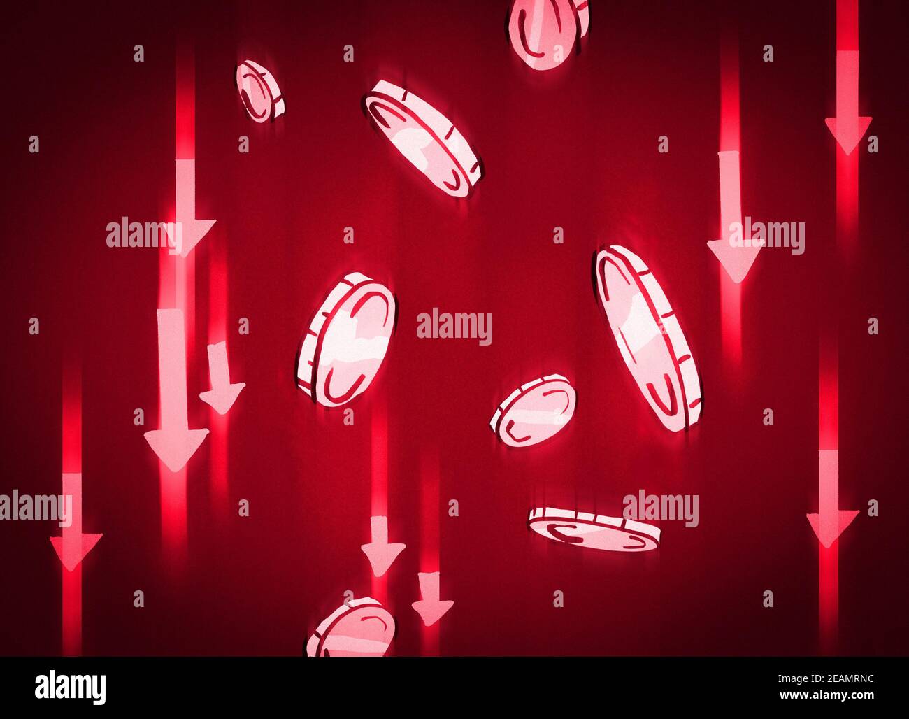 Deficit arrow hi-res stock photography and images - Alamy