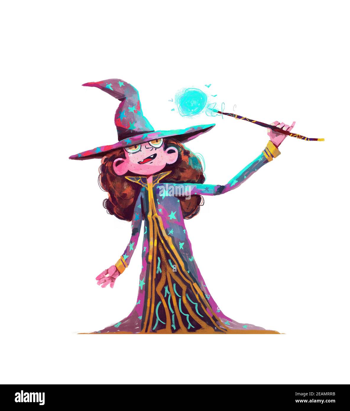 Wizard Hand Some Wand Drawing