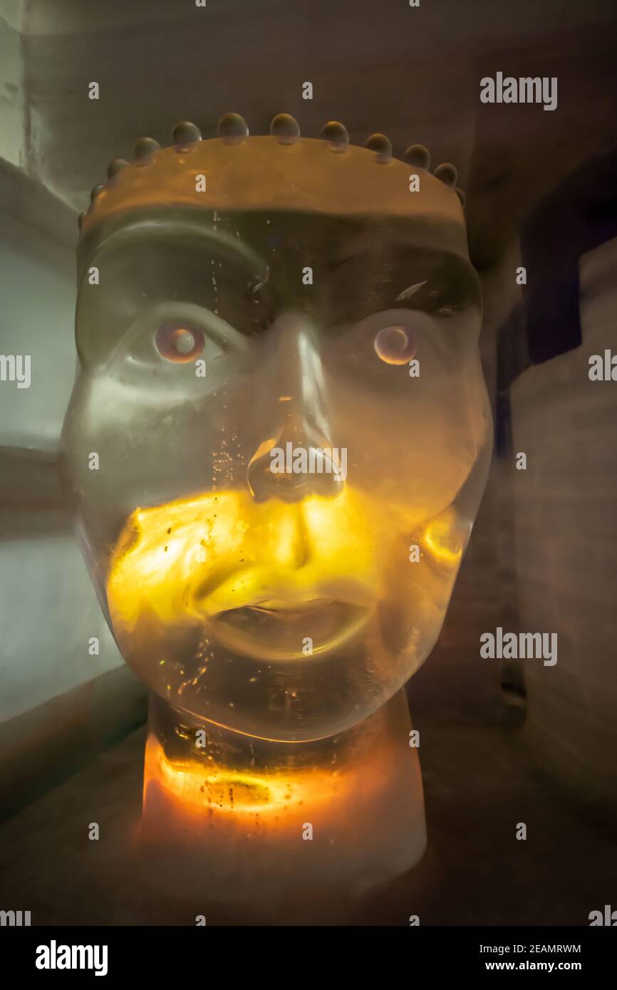 Aurora Ice Museum and Bar at Chena Hot Springs in Fairbanks, Alaska is ...