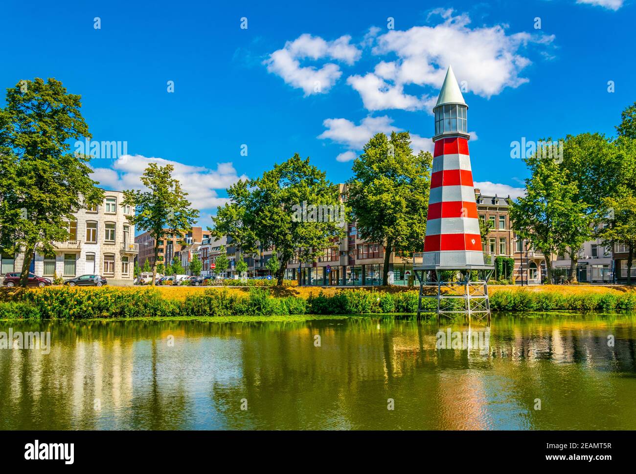 Lighthouse at the Valkenberg park at Breda, Netherlands Stock Photo - Alamy