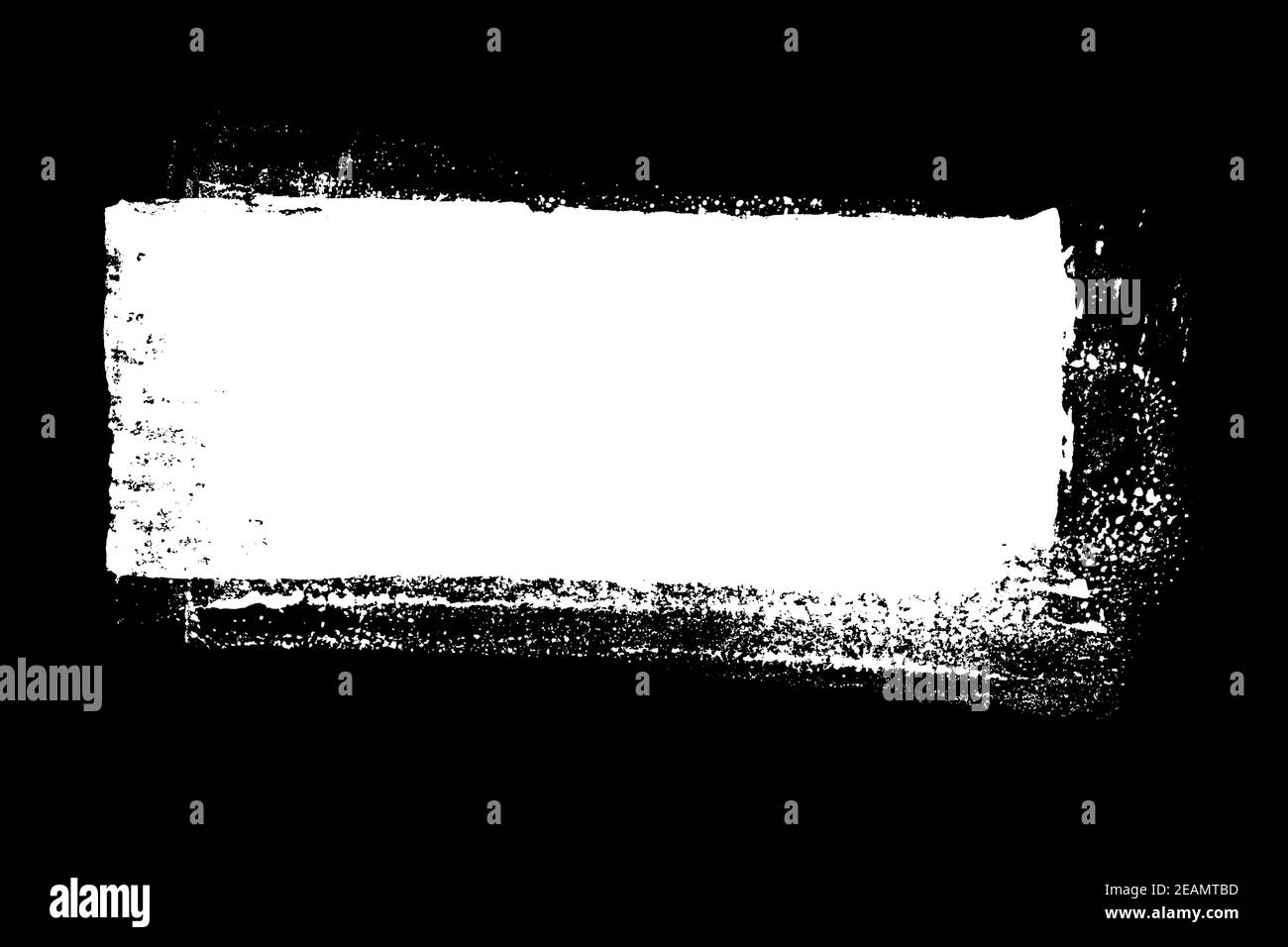 Graffiti or paintbrush banner with white color on black Stock Photo - Alamy
