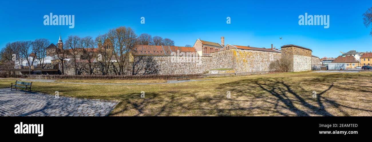 Inner courtyard of the Akershus fort in Oslo, Norway Stock Photo - Alamy