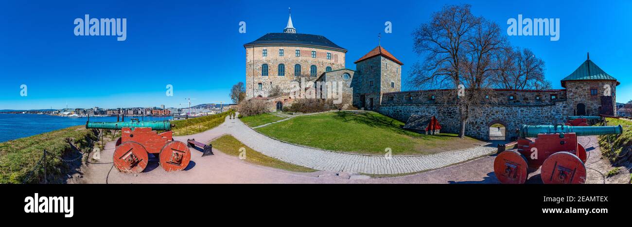 Akershus fortress courtyard hi-res stock photography and images - Alamy