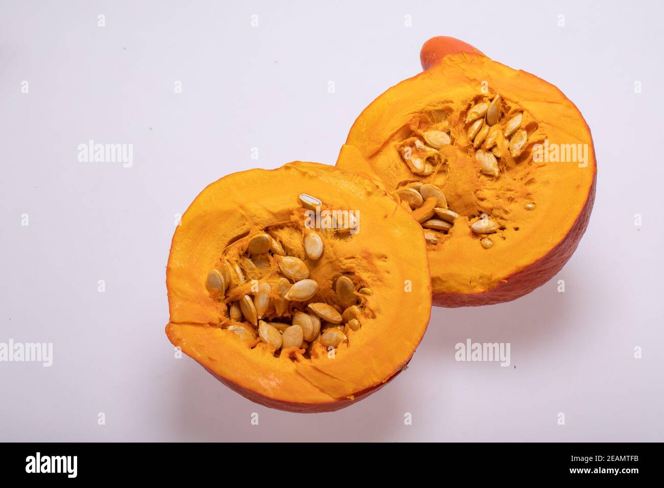 Yellow pumpkin vegetable isolated on white background Stock Photo - Alamy