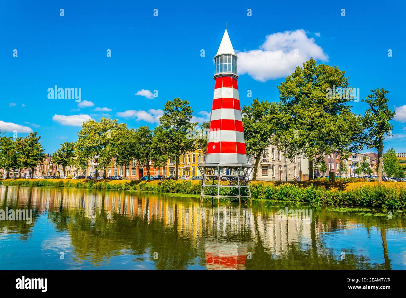 Lighthouse at the Valkenberg park at Breda, Netherlands Stock Photo - Alamy