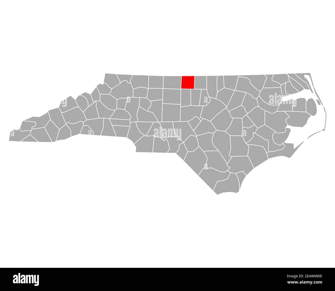 Map of Caswell in North Carolina Stock Photo - Alamy