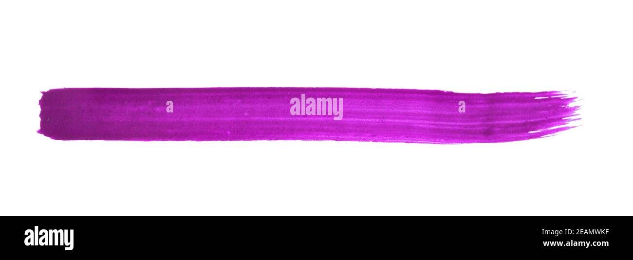 Paintbrush background texture: Purple brush stripe Stock Photo - Alamy