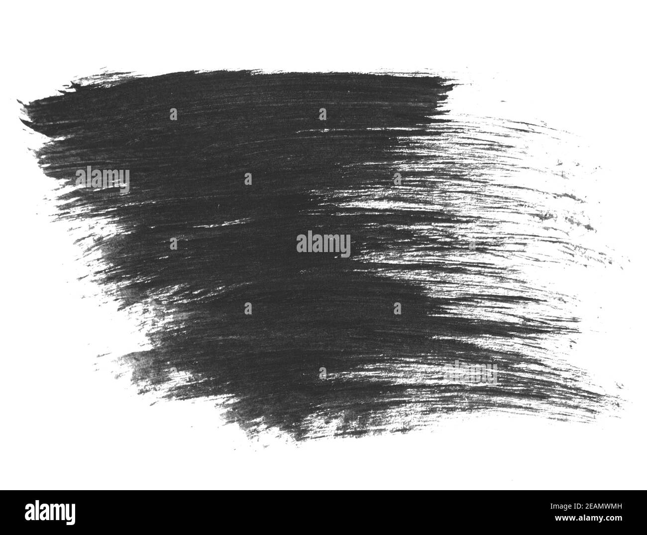 Black hand painted brush texture Stock Photo - Alamy