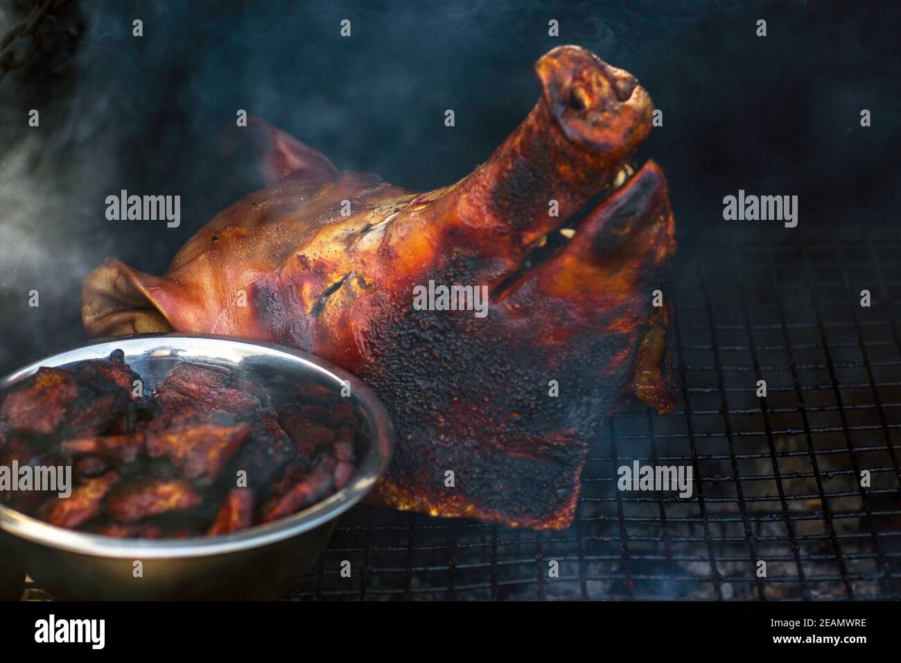Festival food meat pig hi-res stock photography and images - Alamy