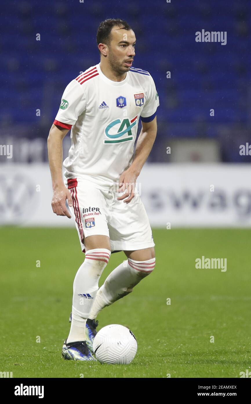 Djamel BENLAMRI of Lyon during the French Cup, round of 64 football ...