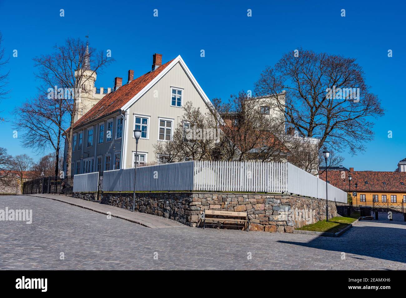 Akershus fortress courtyard hi-res stock photography and images - Alamy