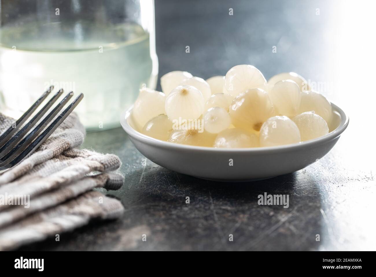 Pickled onions snack savoury hi-res stock photography and images - Alamy