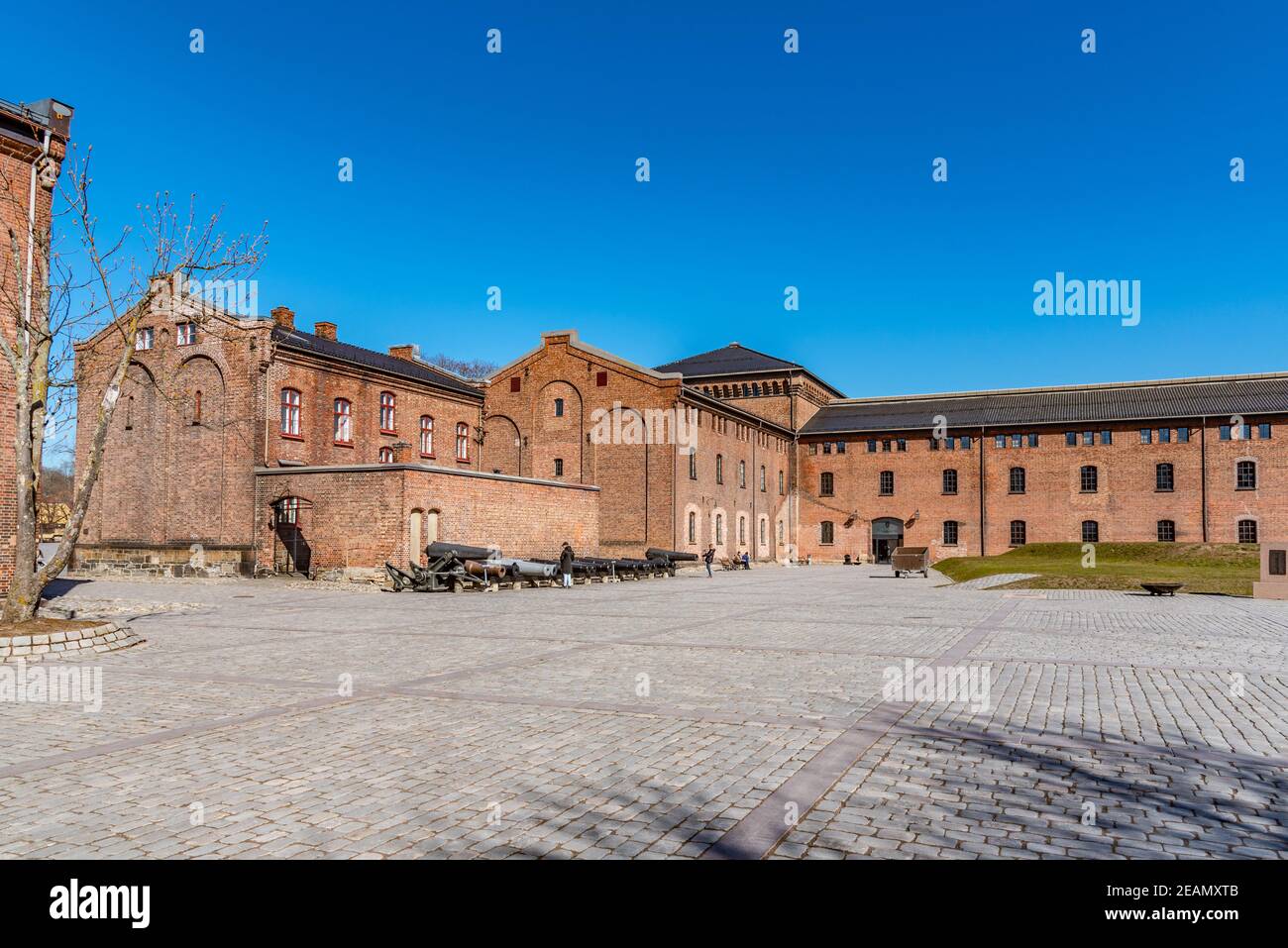Inner courtyard of the Akershus fort in Oslo, Norway Stock Photo - Alamy