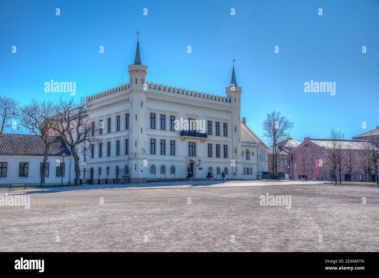 Akershus fortress courtyard hi-res stock photography and images - Alamy