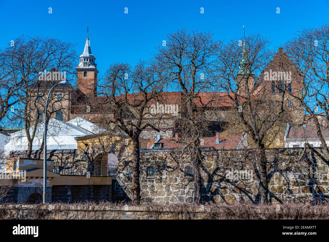 View of the Akershus fort in Oslo, Norway Stock Photo - Alamy