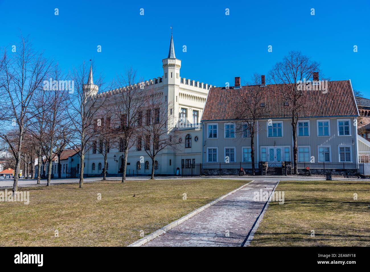 Akershus fortress courtyard hi-res stock photography and images - Alamy