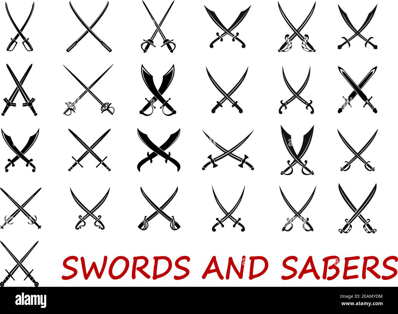 Crossed Swords Logo High Resolution Stock Photography and Images - Alamy