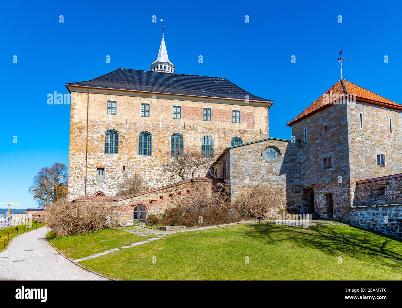 View of the Akershus fort in Oslo, Norway Stock Photo - Alamy