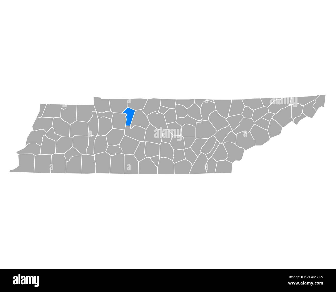 Map of Cheatham in Tennessee Stock Photo - Alamy