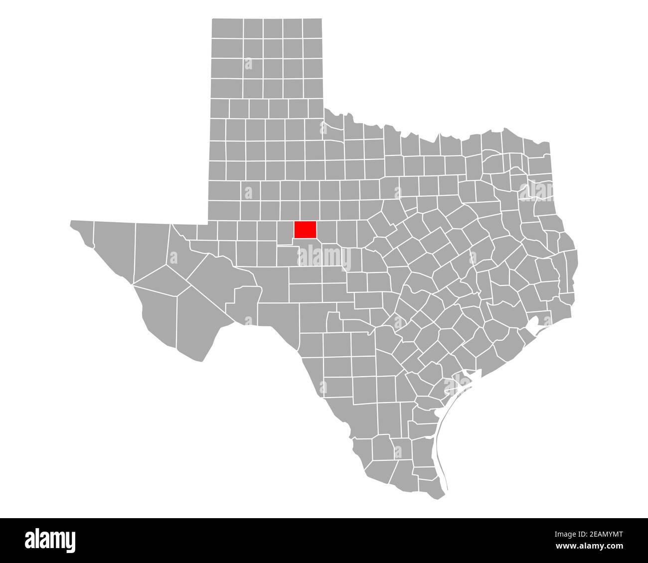 Map of Coke in Texas Stock Photo - Alamy