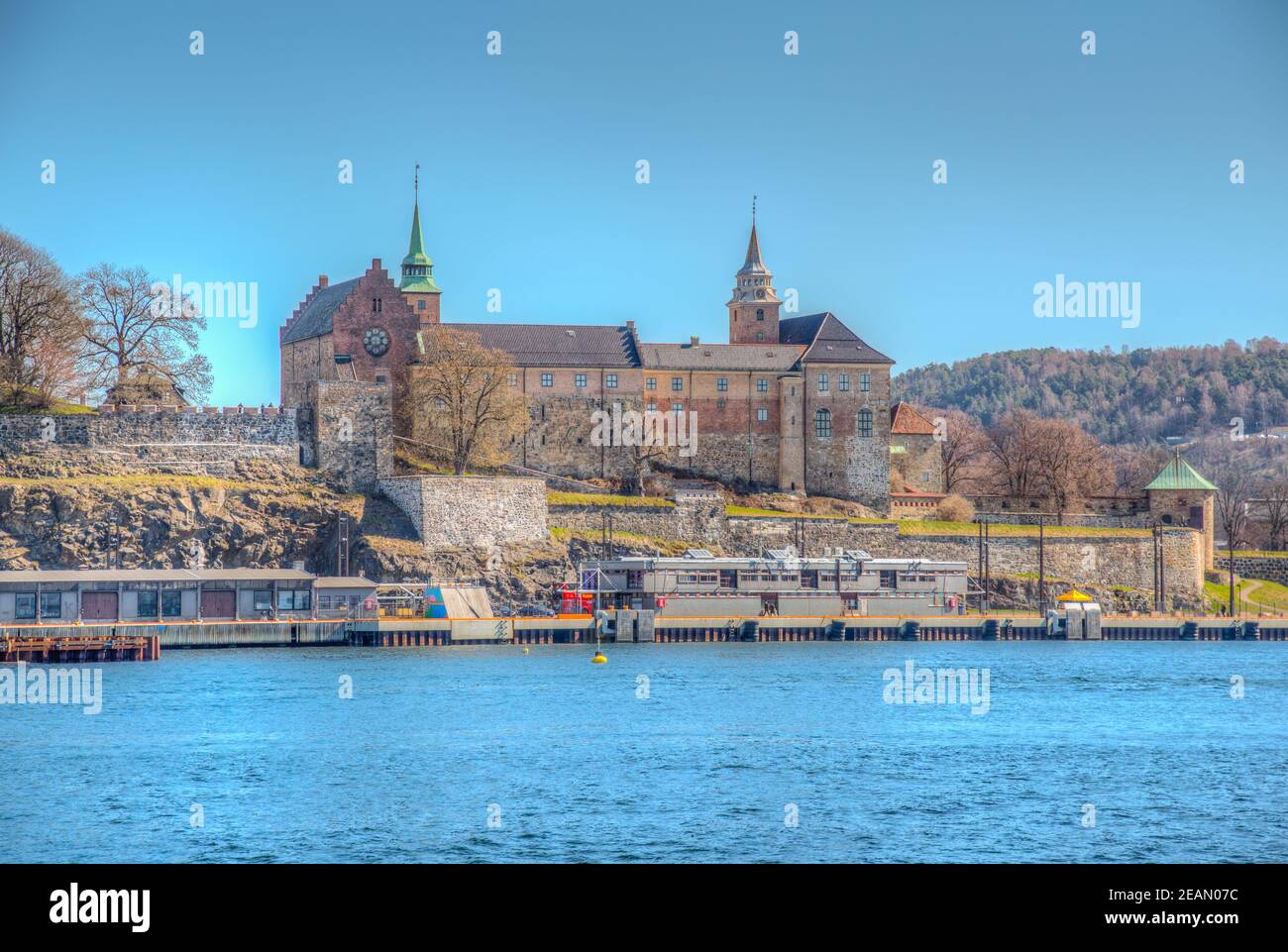 View of the Akershus fort in Oslo, Norway Stock Photo - Alamy
