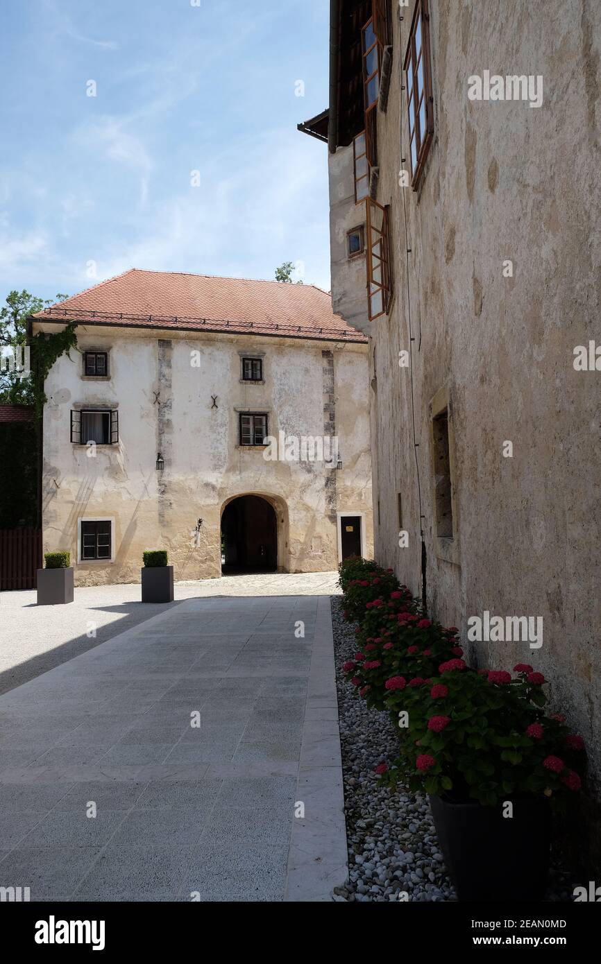 Otocec Castle, near Novo Mesto town, Lower Carniola region, Otocec ...