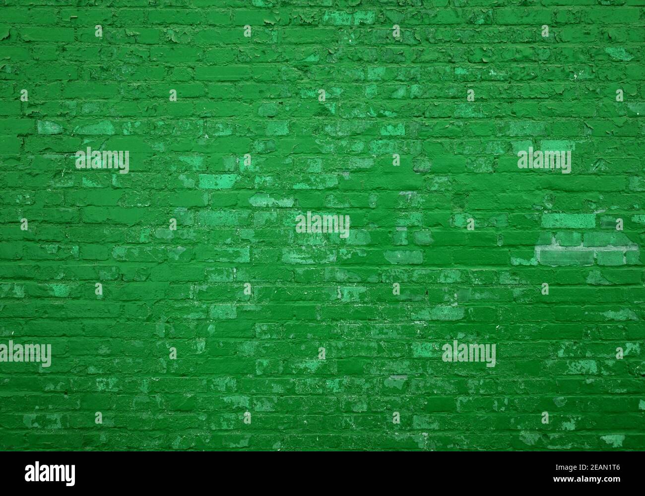 Old weathered green brick wall background texture Stock Photo - Alamy