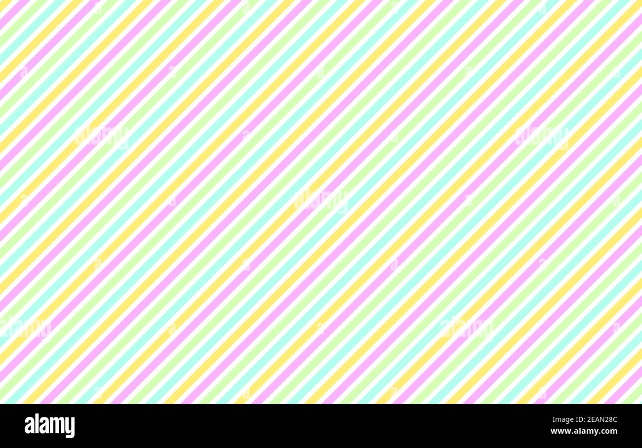 Diagonal stripes with happy pastel colors Stock Photo - Alamy