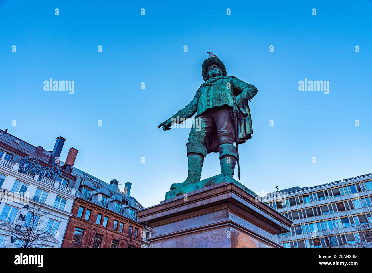 Christian IV statue in Oslo, Norway Stock Photo - Alamy