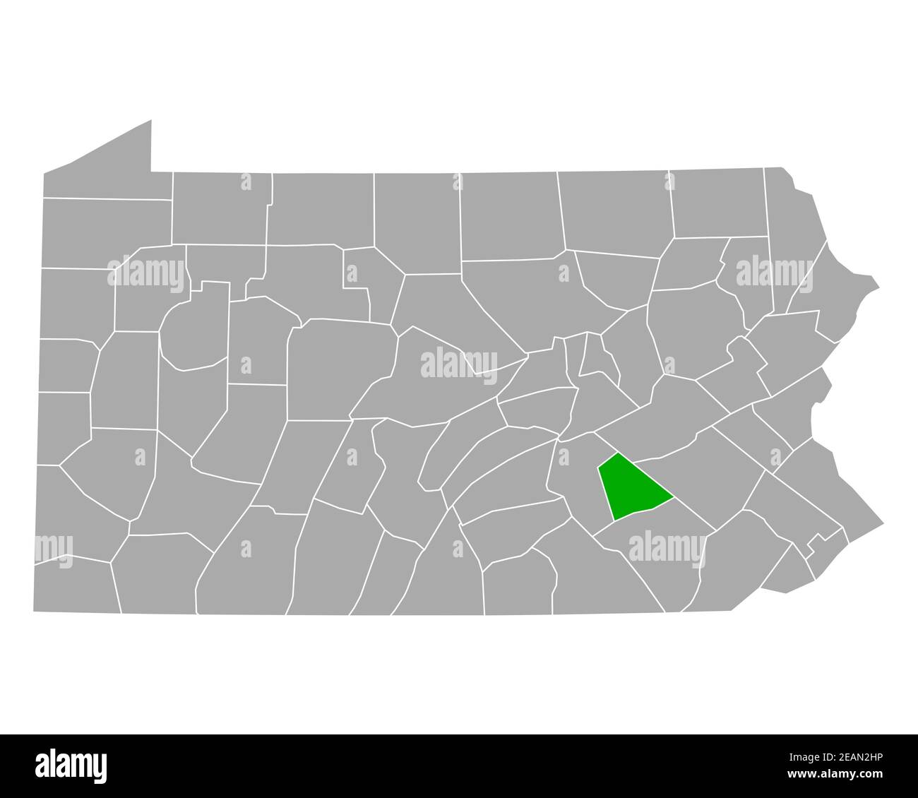Map of Lebanon in Pennsylvania Stock Photo - Alamy