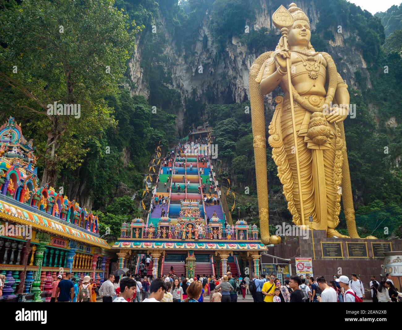 Kuala Lumpur, Malaysia : Batu caves temple and Hindu shrine, tourist ...