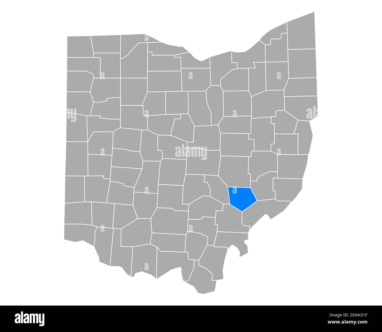 Morgan county map hi-res stock photography and images - Alamy