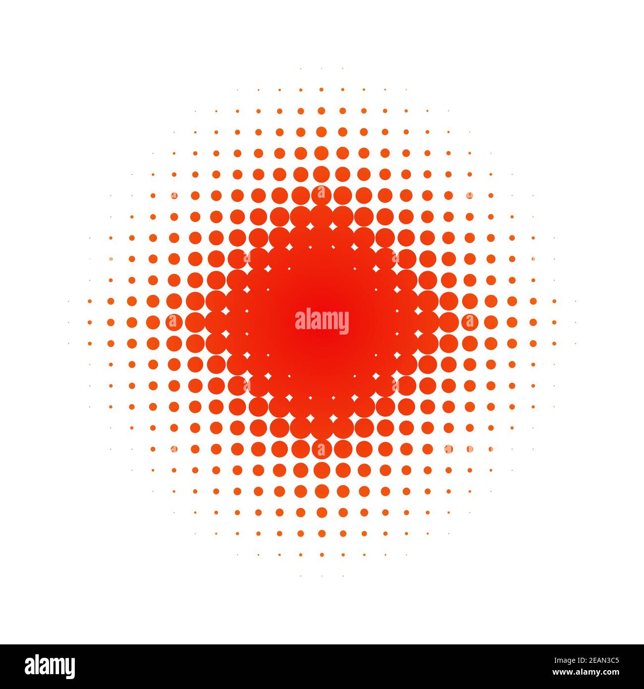 Red gradient dots on white background Stock Photo - Alamy