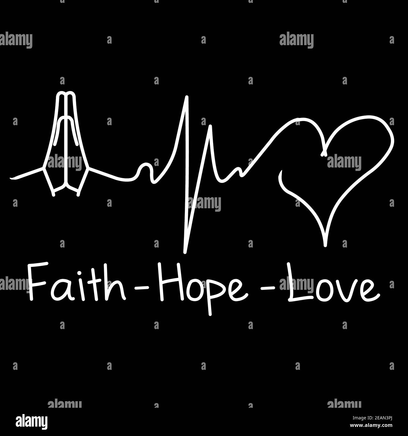 Faith hope and love Stock Photo - Alamy