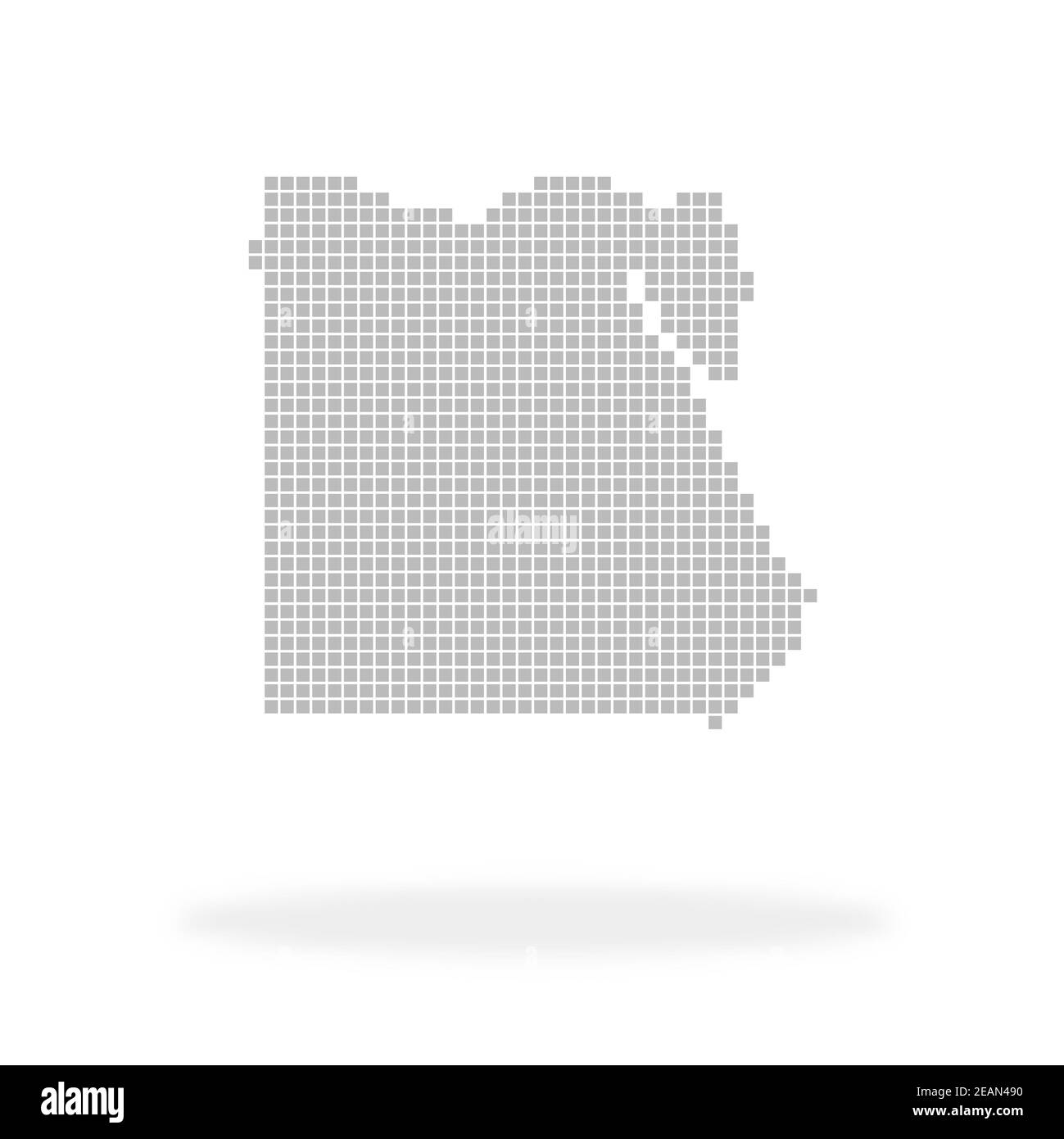 Egypt map outline hi-res stock photography and images - Alamy