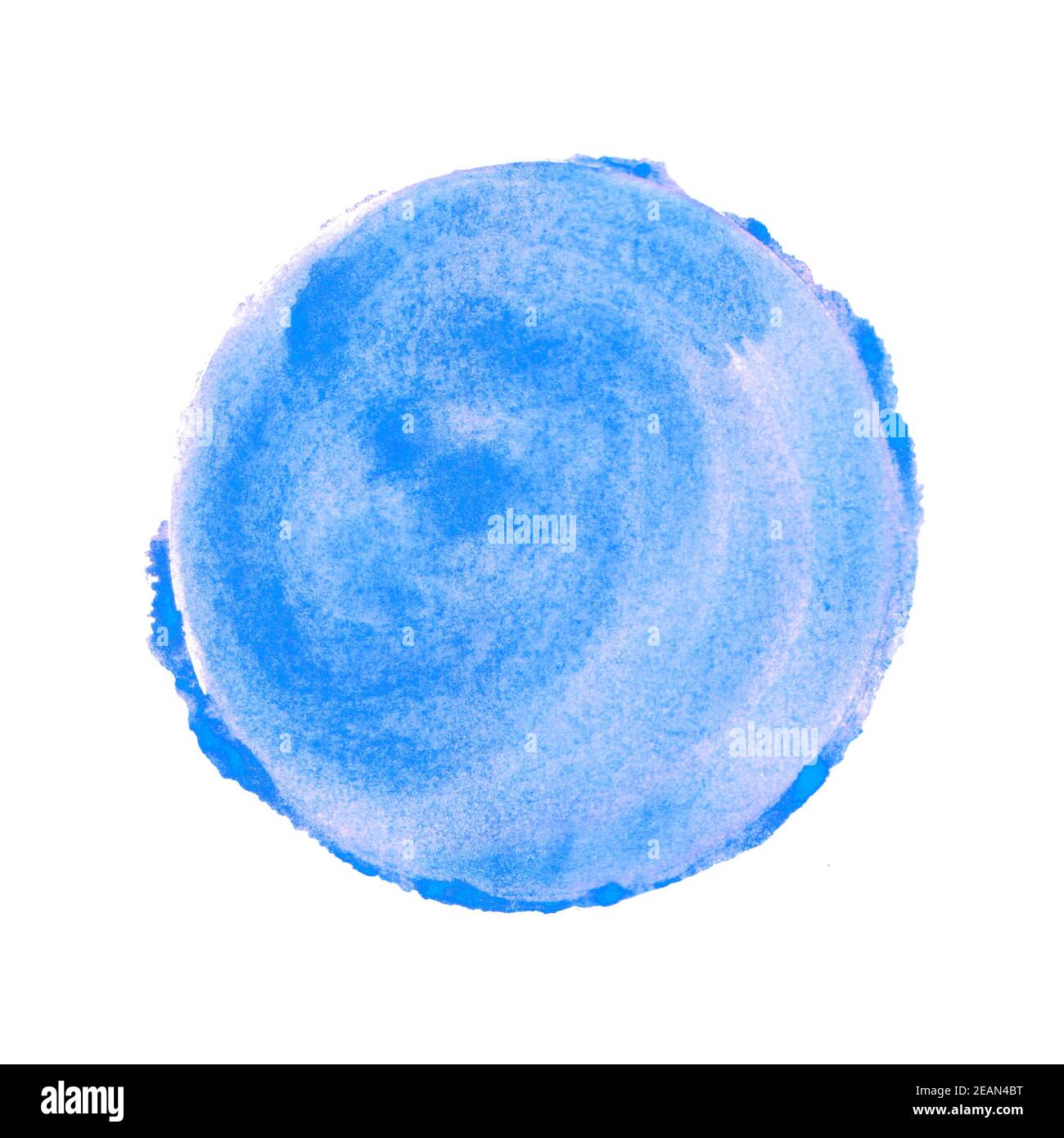 Blue watercolor circle hi-res stock photography and images - Alamy