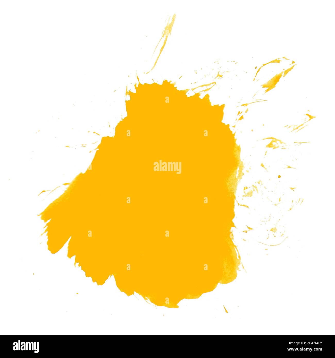 Isolated orange yellow splash of color Stock Photo - Alamy