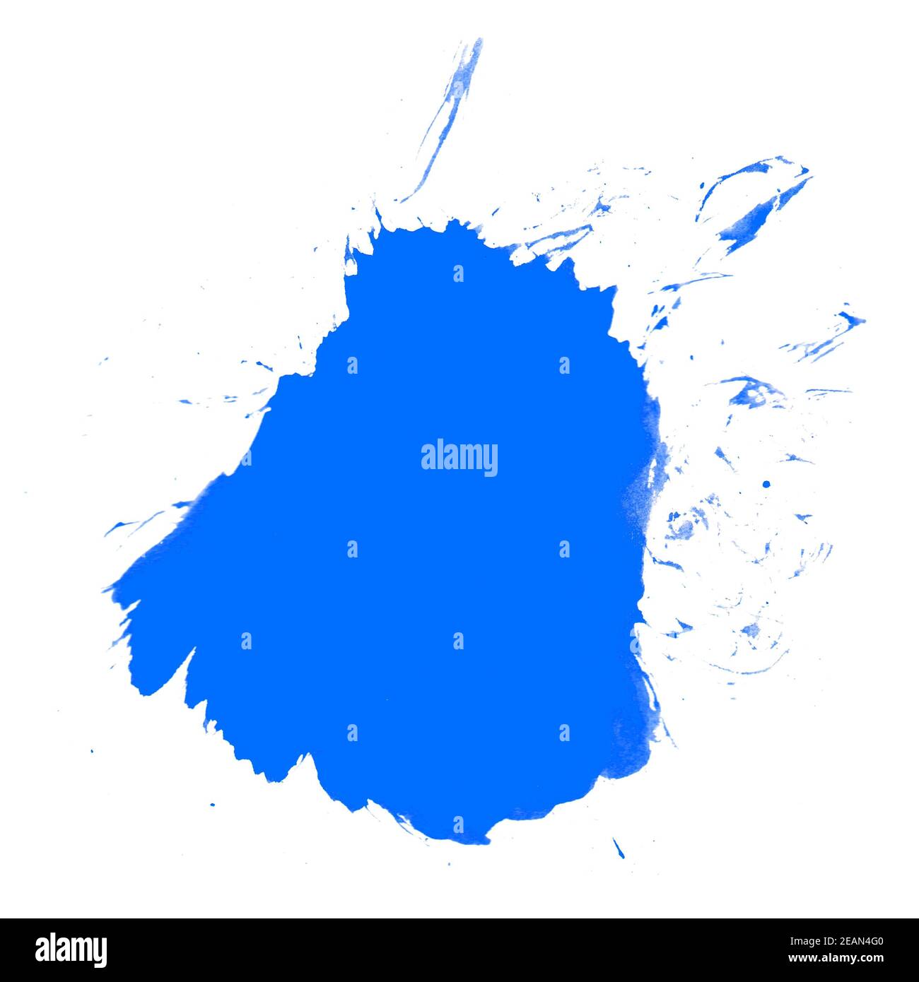 Isolated blue splash of color Stock Photo - Alamy