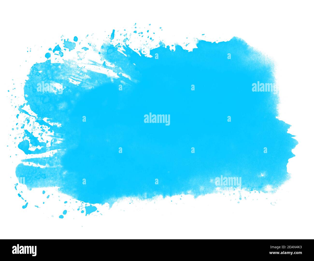 Dirty texture of light blue watercolor made with brush Stock Photo - Alamy