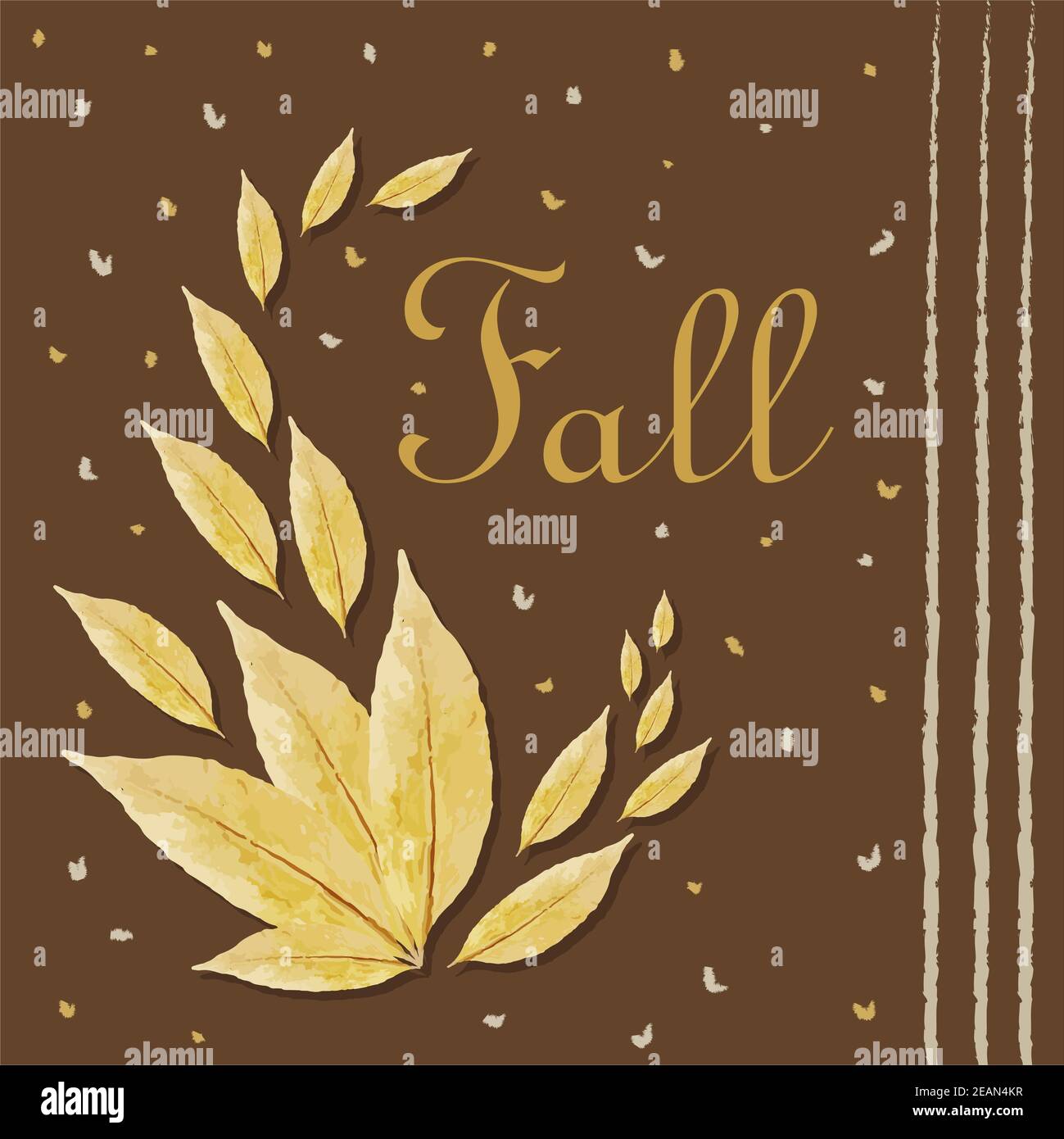 Vintage fall, great design for any purposes. Bright color background ...