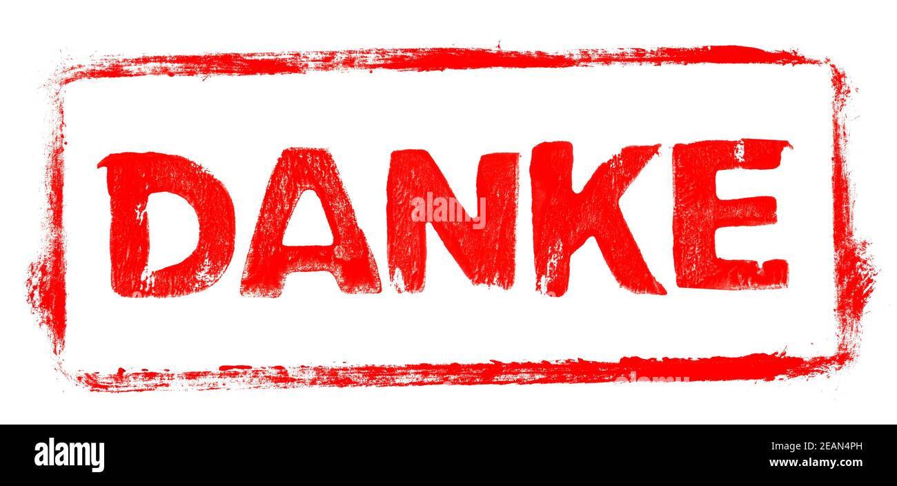 German note with thank you hi-res stock photography and images - Alamy