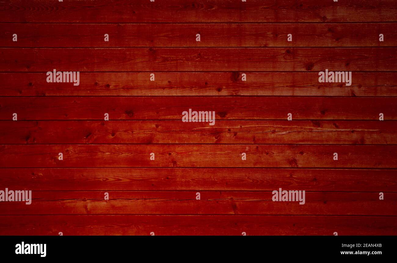 Rustic red wooden planks background texture Stock Photo - Alamy